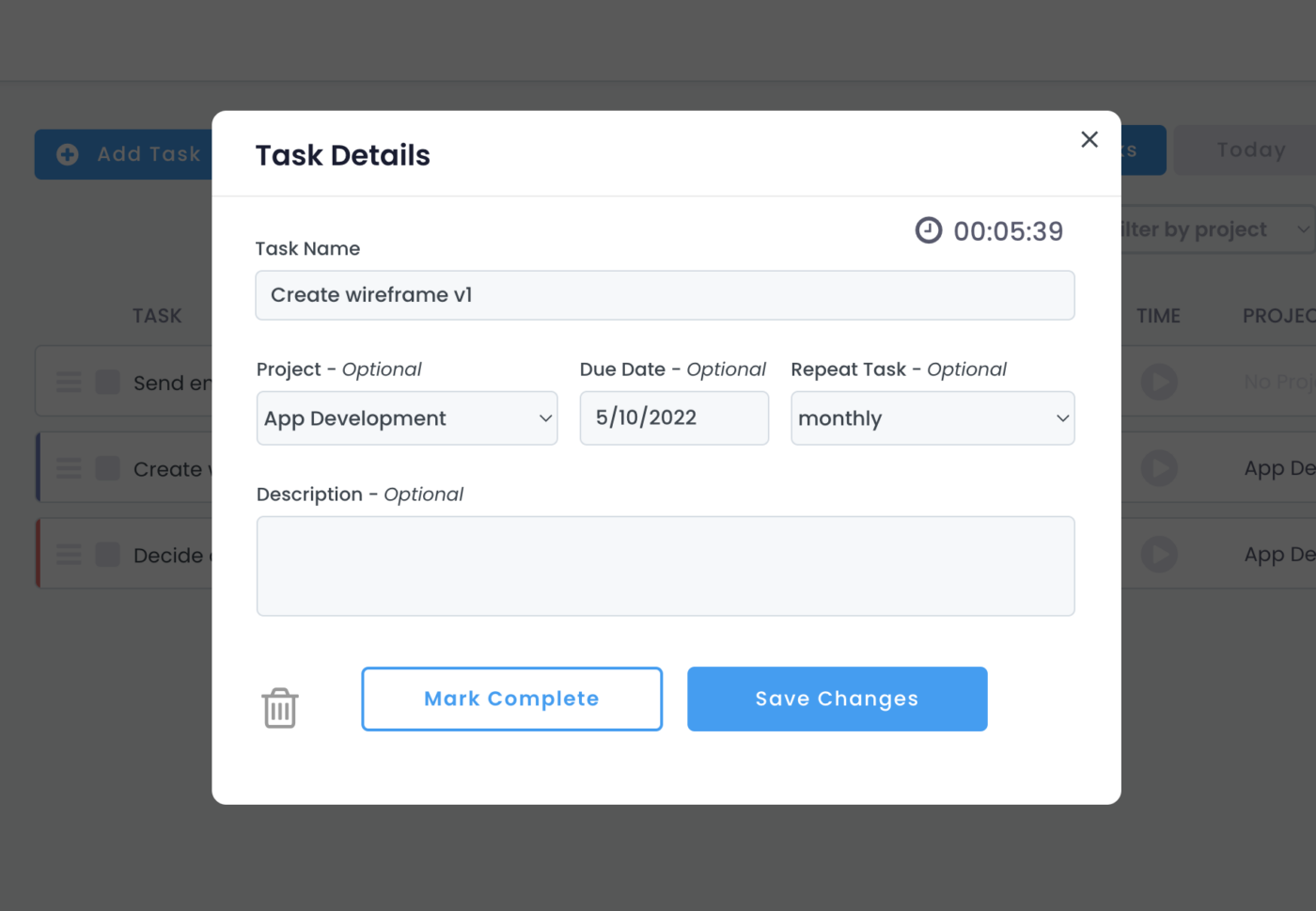 How to edit a task - Kosmo