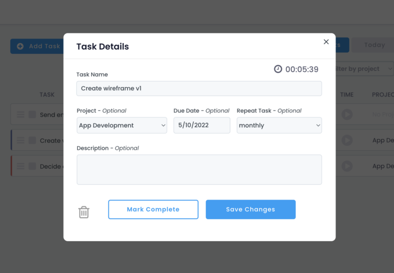 How to edit a task - Kosmo