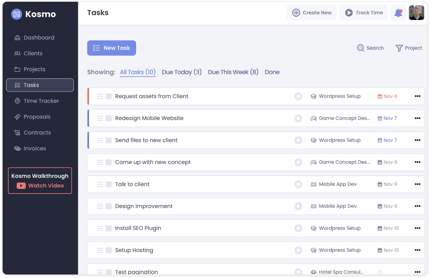 Task Management - Kosmo