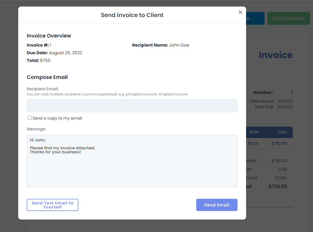 How to Send an Invoice – Best Practices for Freelancers - Kosmo